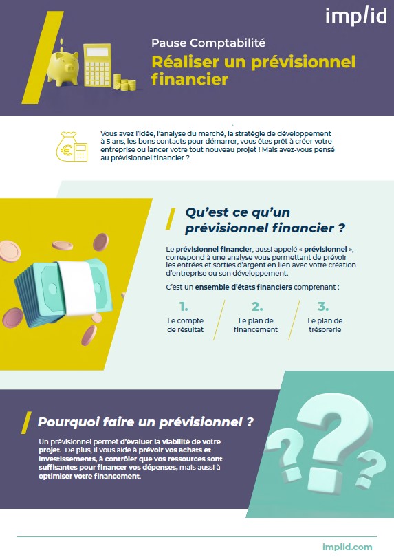 Comment réaliser un prévisionnel financier ? | implid